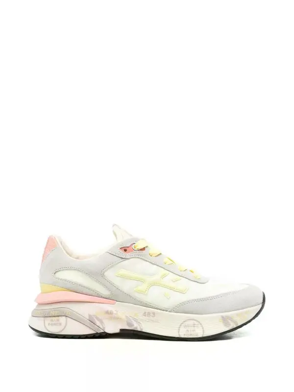 Premiata Moerun Panelled Lace Up Sneakers - Grey