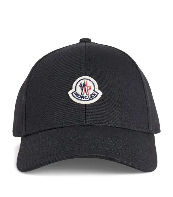 Moncler Embroidered Logo Baseball Cap - Black