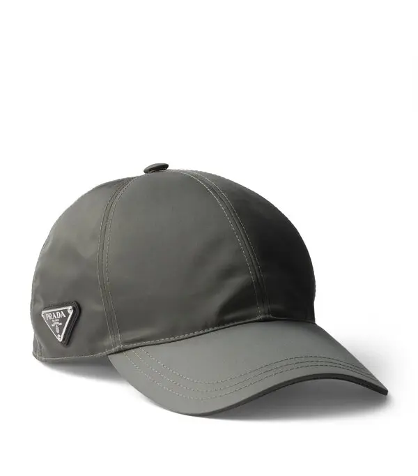 Prada Re-nylon Baseball Cap - Green
