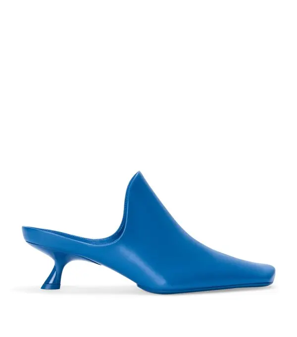 Loewe Lambskin Emily Heeled Mules 45