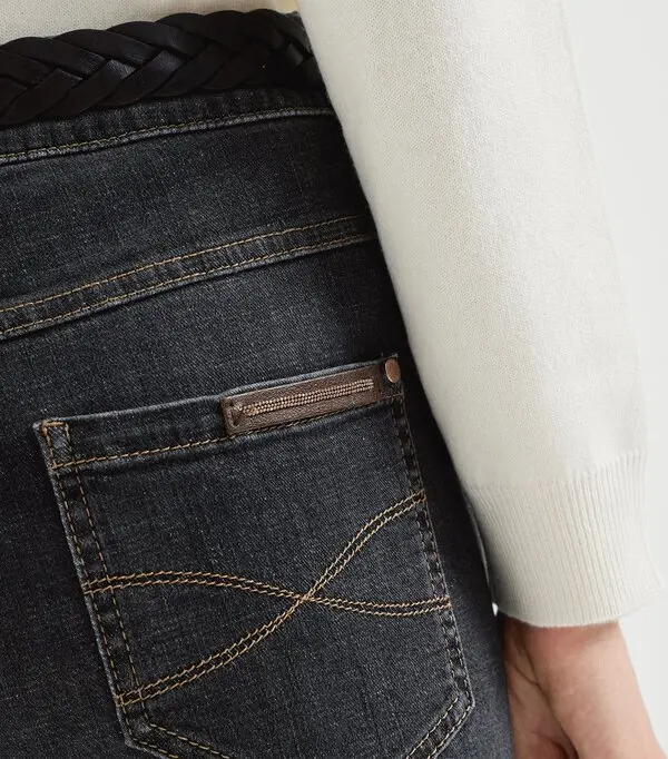 Brunello Cucinelli Slim Fit Stretch Cotton Jeans