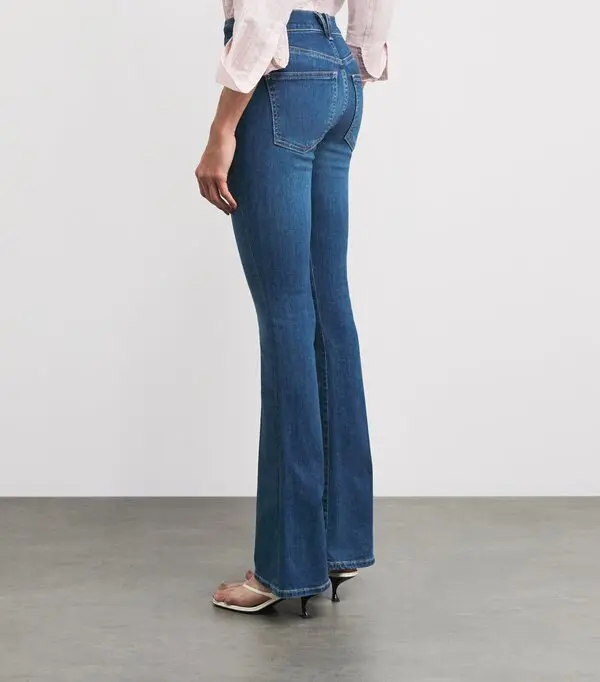 Veronica Beard Beverly High-rise Flared Jeans