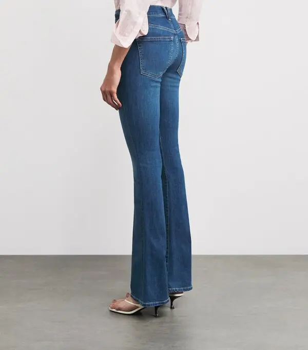 Veronica Beard Beverly High-rise Flared Jeans