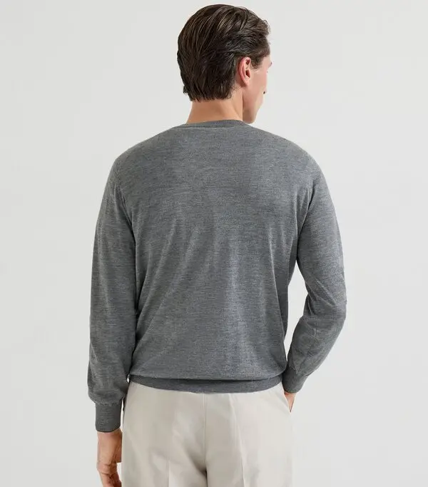 Brunello Cucinelli Cashmere-silk Crew Neck Sweater