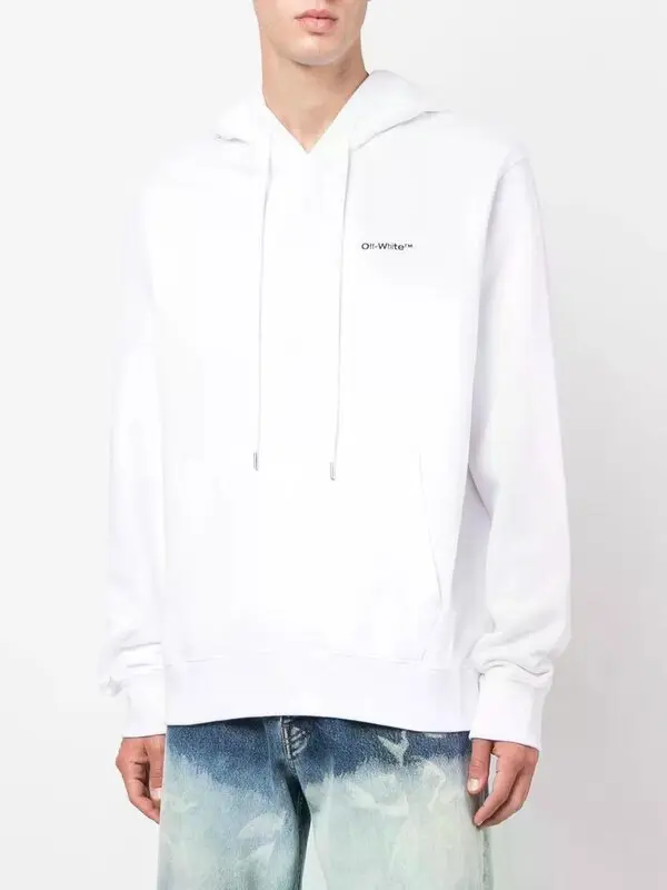 Off-White Logo-print Drawstring Hoodie