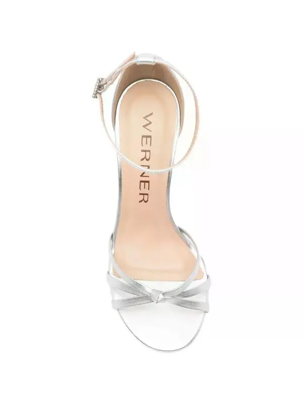 WERNER Knotted Strap Heeled Sandals
