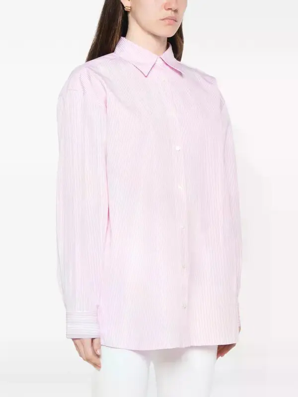 TOTEME Striped Tumbled Shirt