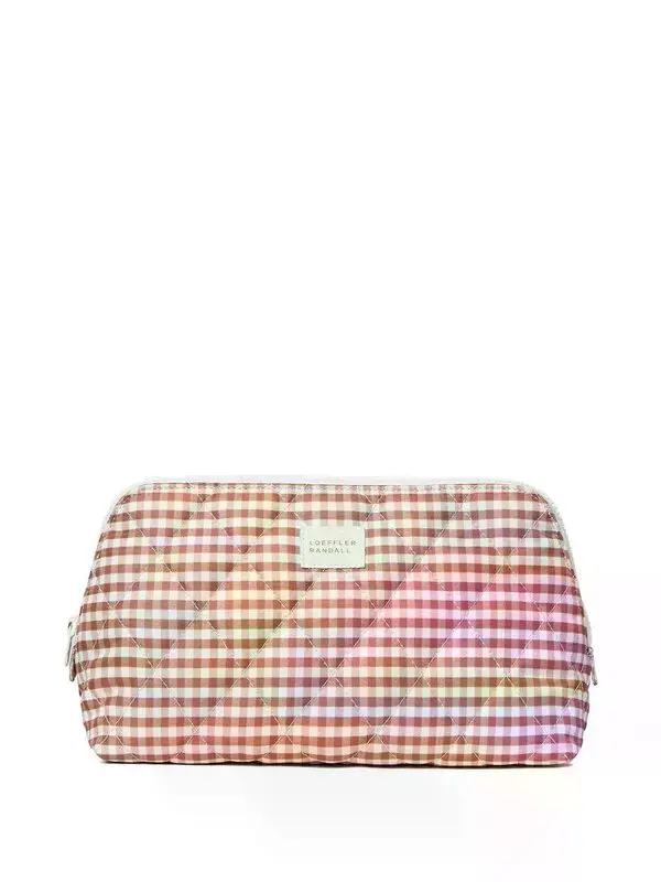 LOEFFLER RANDALL Frances Quilted Makeup Bag - Brown
