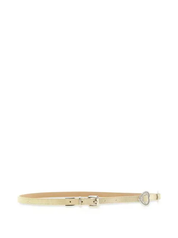 KATE CATE Ranchera Suede Belt - Neutrals