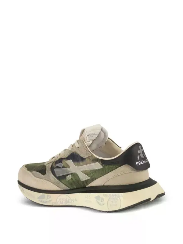 Premiata Lauryn 8185 Camouflage Sneakers - Green