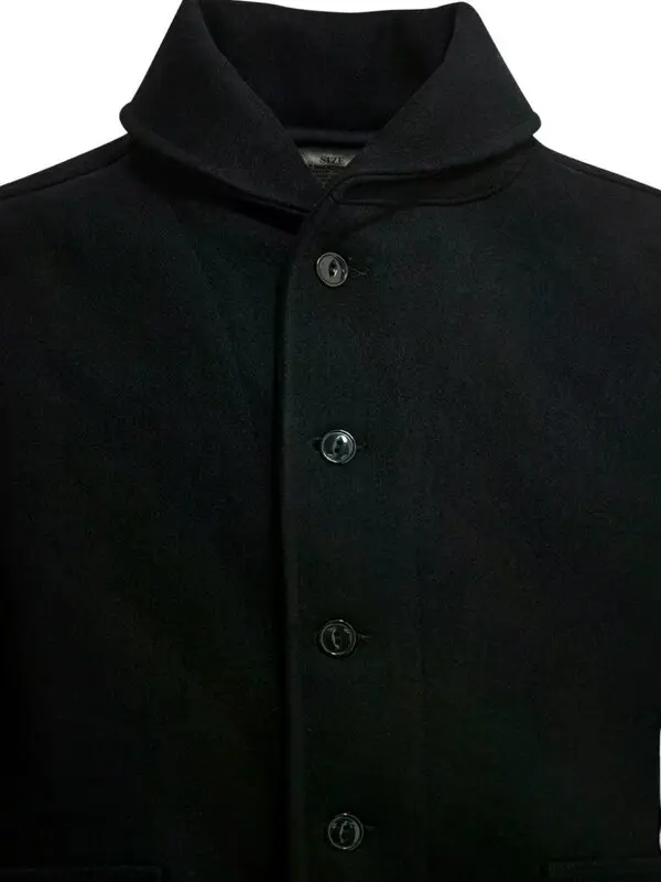 BUZZ RICKSON'S Button Flap Pocket Shawl Collar Jacket