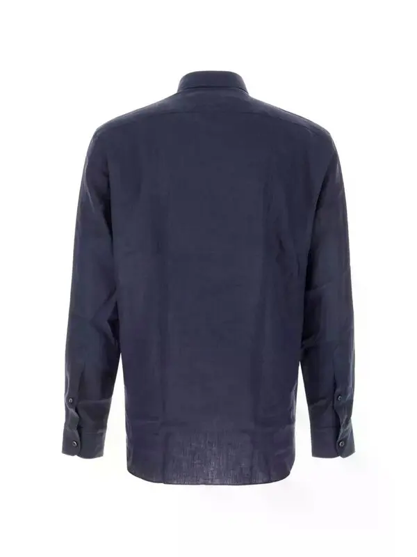 Zegna Button-up Linen Shirt