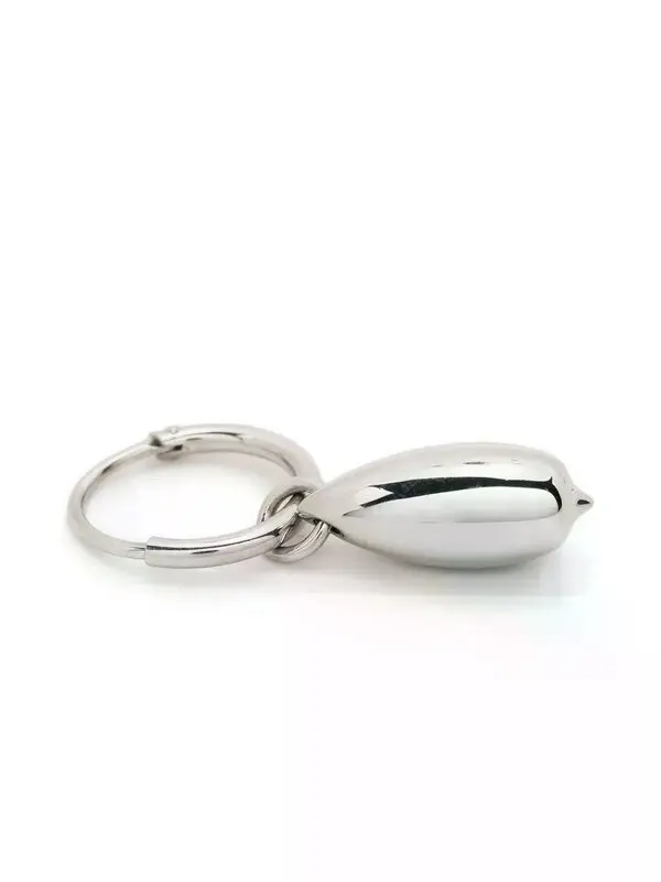 LEMAIRE Metallic-charm Hoop Earrings