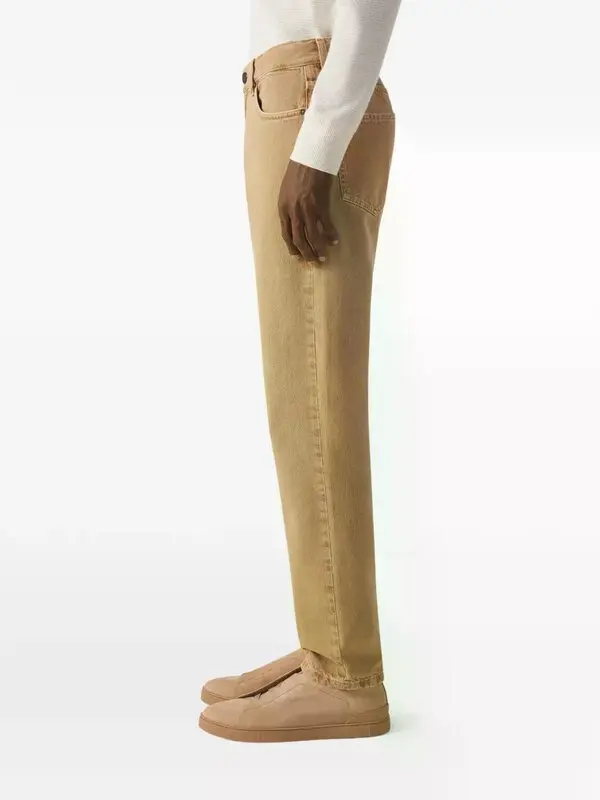 Zegna Cotton Trousers - Neutrals