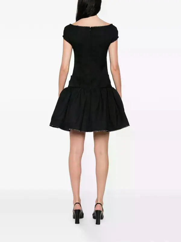 SHUSHU/TONG Bow Detail Mini Dress
