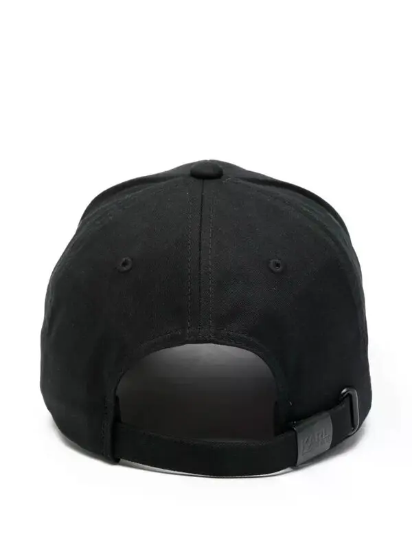 Karl Lagerfeld Logo Baseball Cap - Black