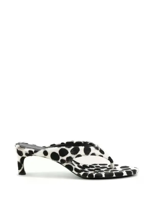 ROTATE BY BIRGER CHRISTENSEN Fur Mules - White