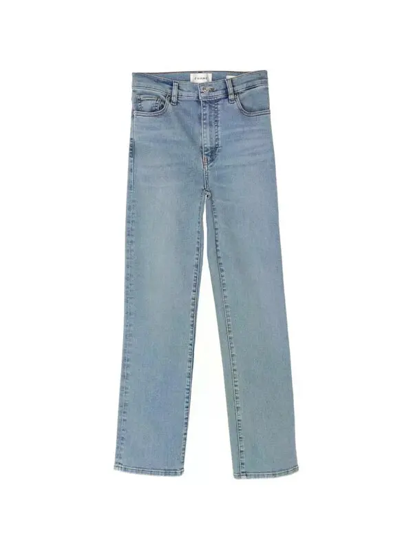 FRAME Button-fastening Straight Leg Jeans