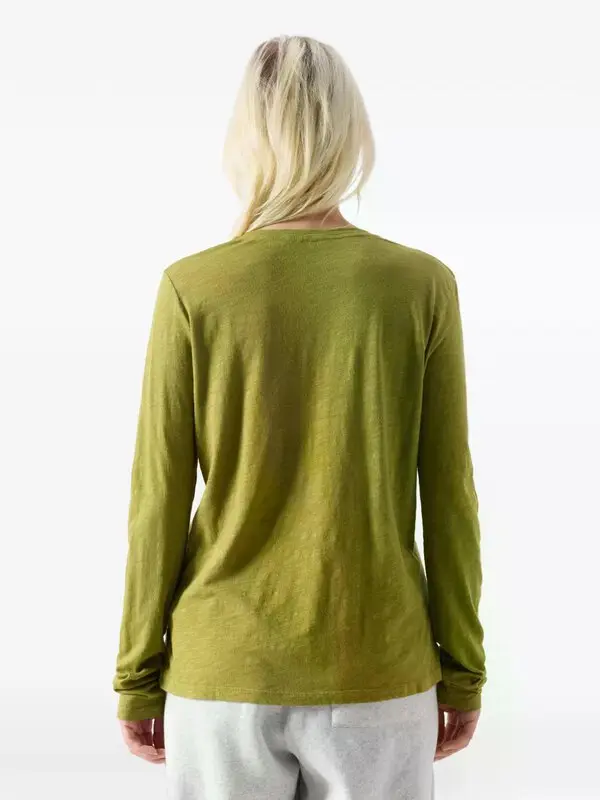 American Vintage Jacksonville Long Sleeve T-shirt - Green