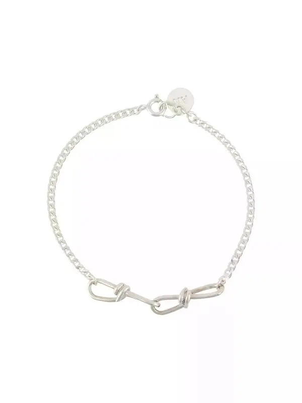 Annelise Michelson Sterling Gourmette Double Wire Bracelet - Silver
