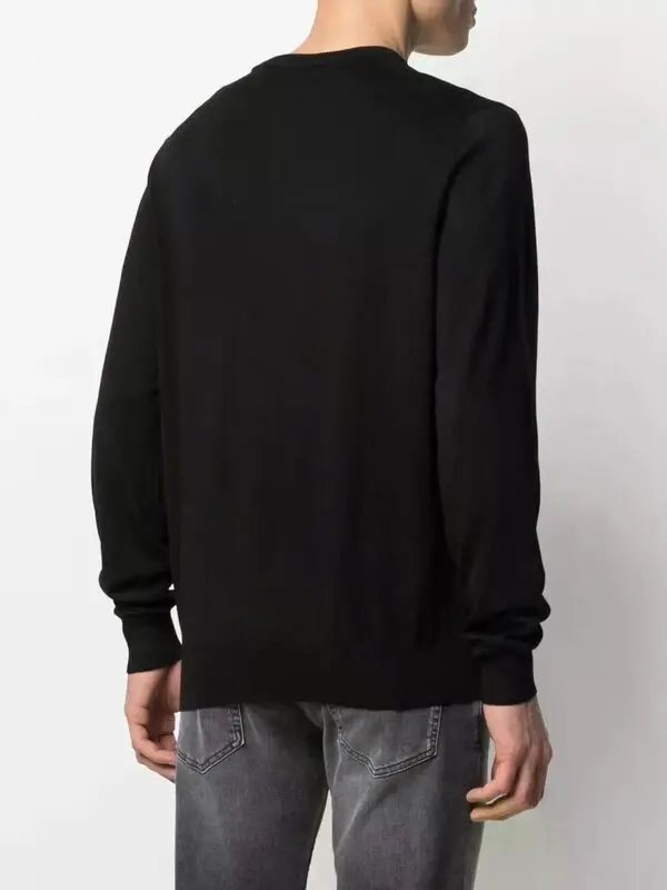 Philipp Plein Fine Knit Jumper - Black