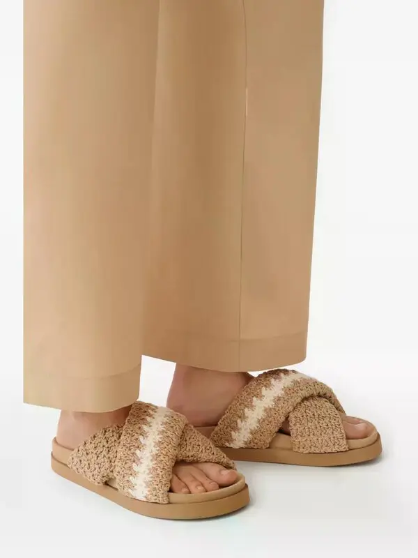 Fabiana Filippi Twisted Stripe Sandals