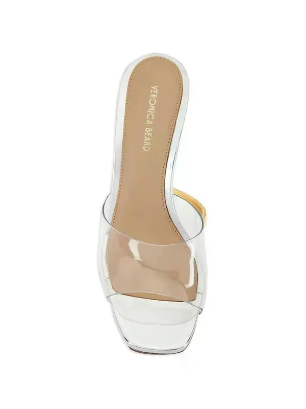 Veronica Beard Square Toe Wedge Sandals