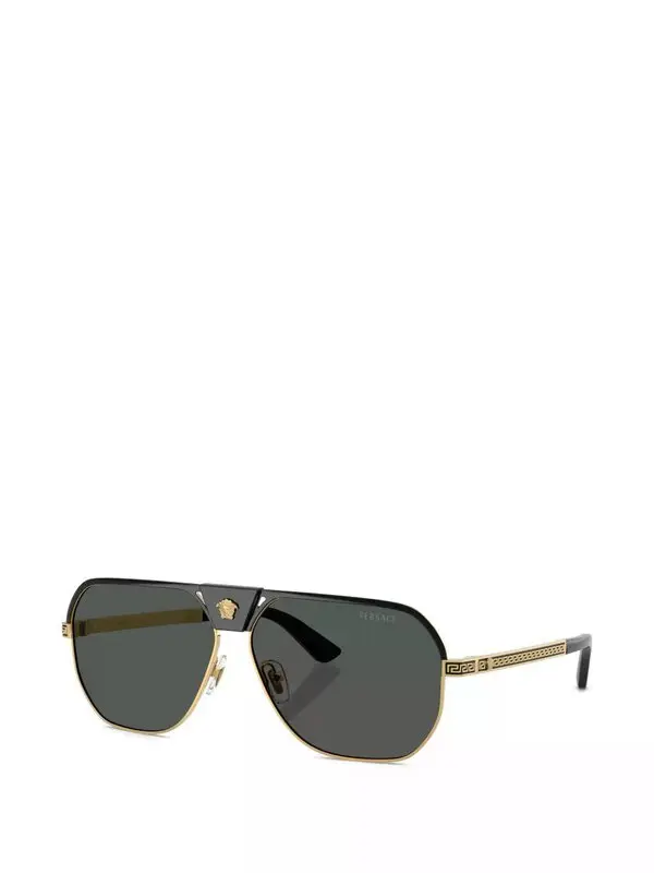 Versace Medallion Pilot Sunglasses