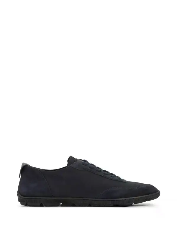 Giorgio Armani Panelled Leather Sneakers
