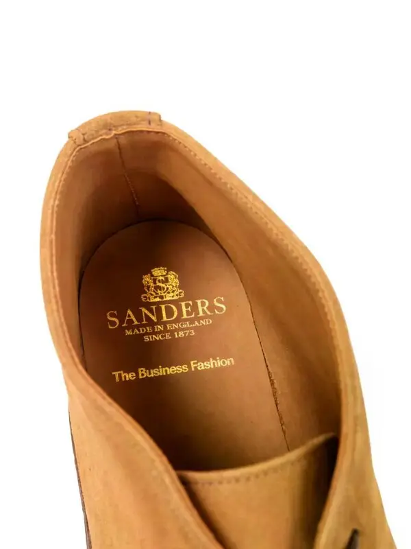 SANDERS Suede Lace-up Boots - Neutrals