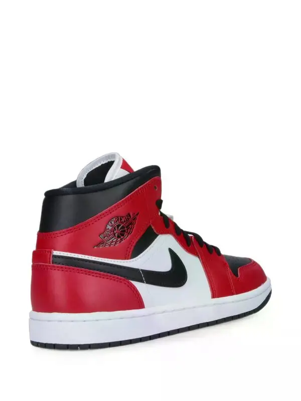 Nike Logo Lace-up Sneakers - Red