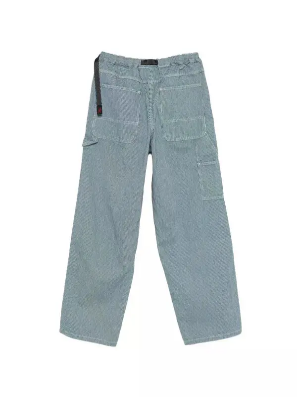 Gramicci Striped Belted Trousers - Blue
