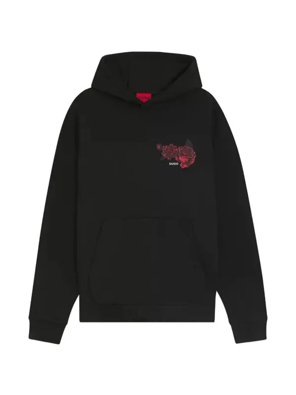 Hugo Floral Print Hoodie