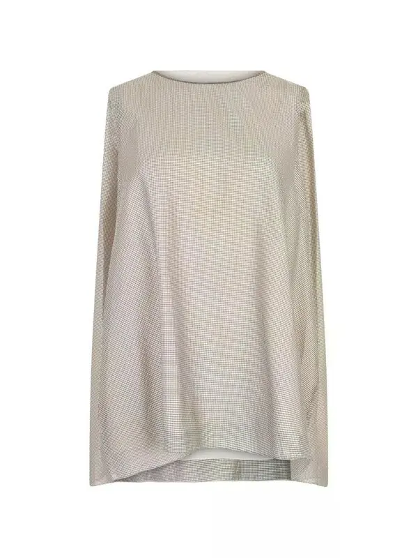 Fabiana Filippi Checked Sleeveless Top