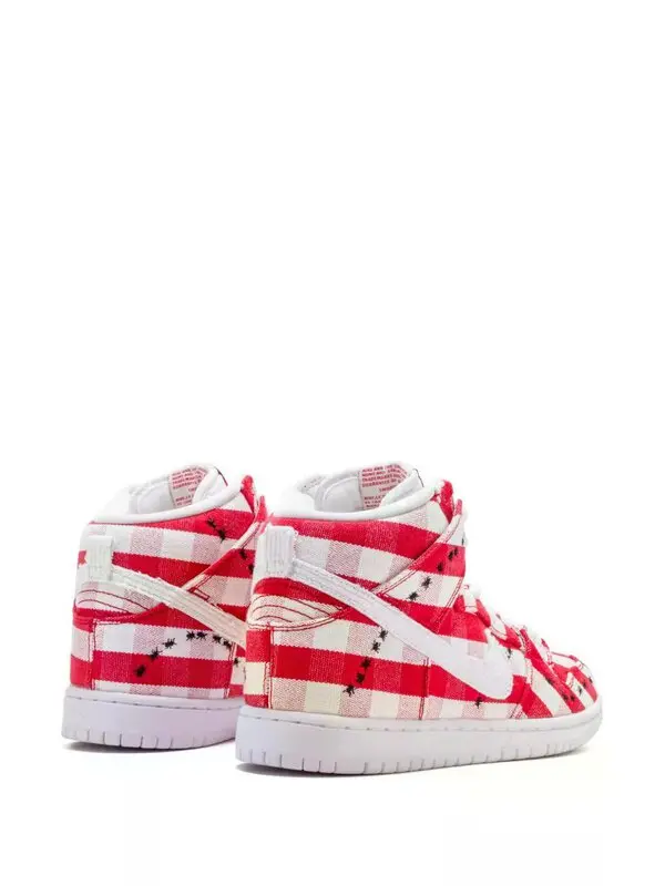 Nike Dunk High Pro Sb Picnic Table Sneakers - Red