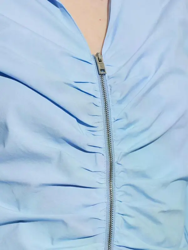 Alexander Wang Gathered Bust Shirt - Blue