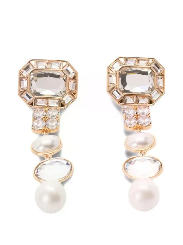 SELF-PORTRAIT Drop Earrings - Gold