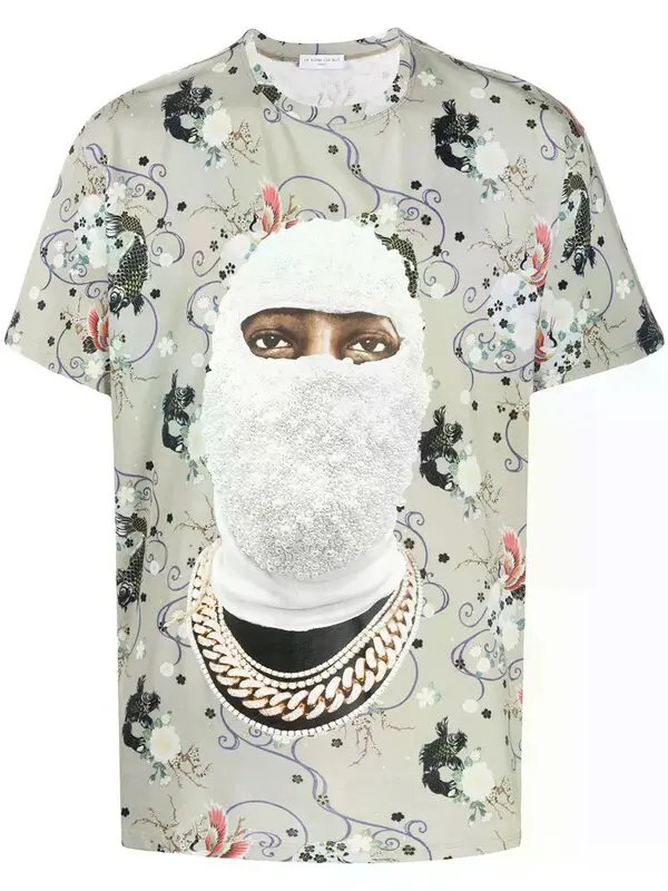 IH NOM UH NIT Face Print T-shirt