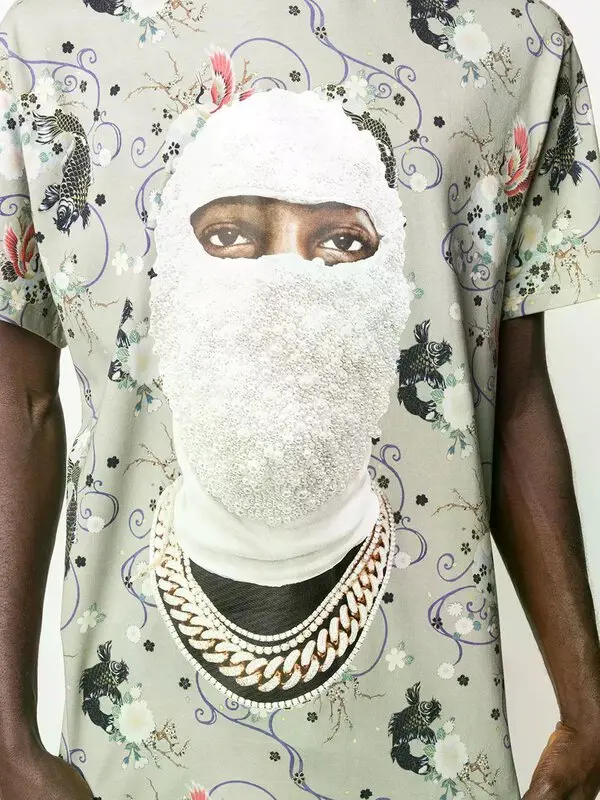 IH NOM UH NIT Face Print T-shirt