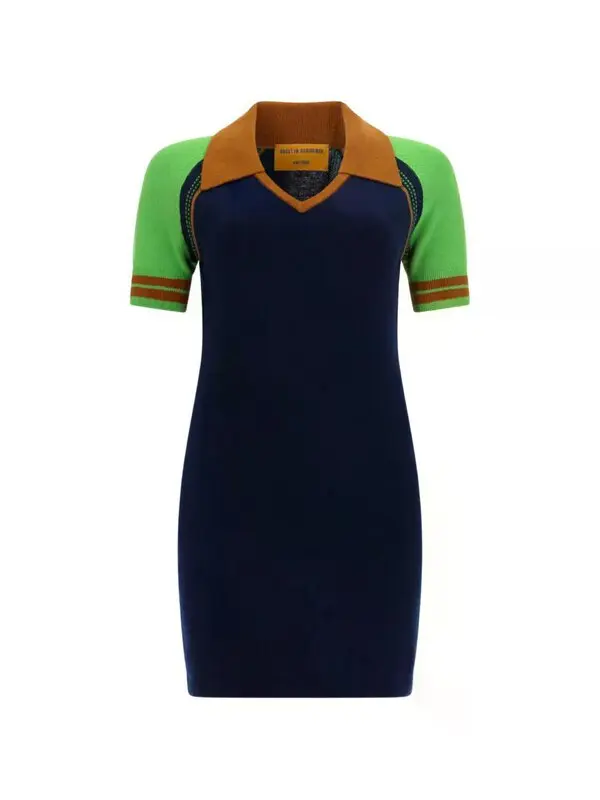 Guest In Residence V-neck Collared Dress