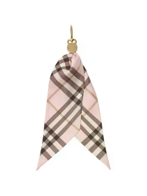 Burberry Check Silk Scarf Charm