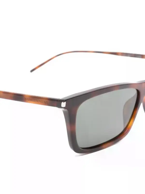 Saint Laurent Betty Tortoiseshell-pattern Sunglasses - Brown