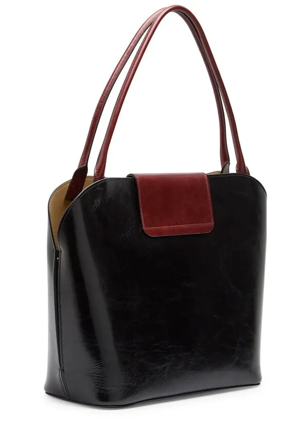 Versace Large Leather Tote Bag