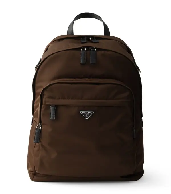 Prada Re-nylon And Saffiano Leather Backpack
