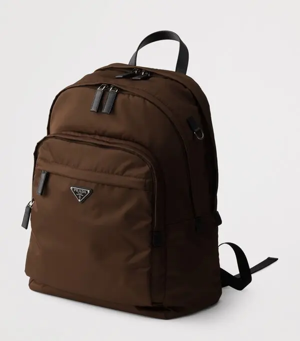 Prada Re-nylon And Saffiano Leather Backpack