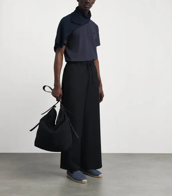 Sandro Cotton Logo T-shirt - Blue