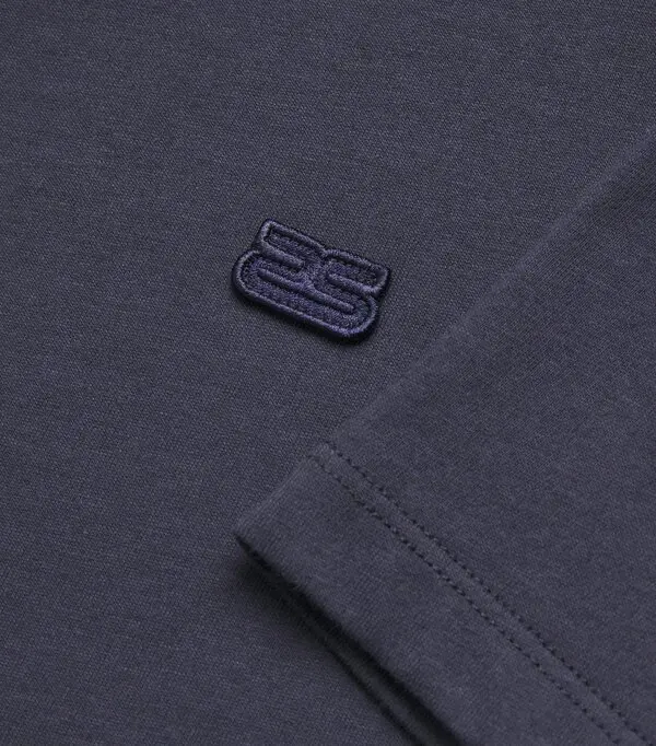Sandro Cotton Logo T-shirt - Blue