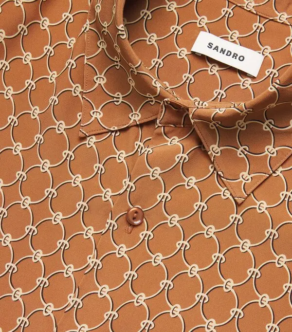Sandro Link-print Shirt