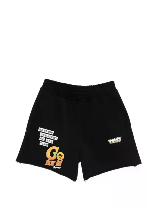 BARROW Printed Logo Shorts