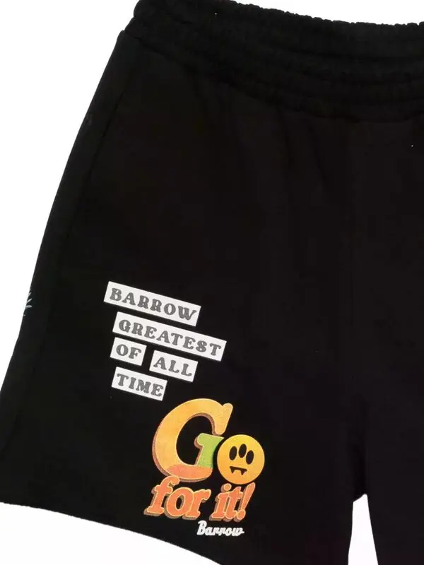 BARROW Printed Logo Shorts